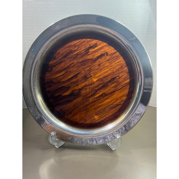 Oneida | Dining | Vintage Oneida Faux Wood Plastic And Silver Plate ...